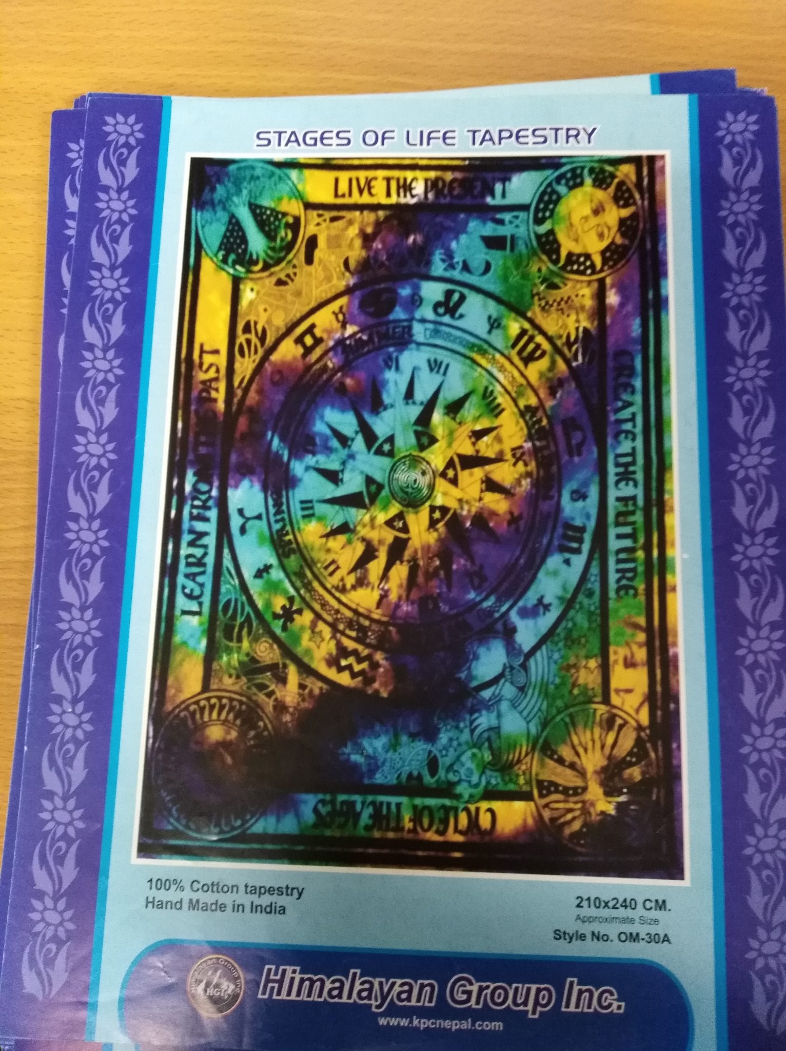 LARGE STAGES OF LIFE TAPESTRY OM30A — Himalayan Group Inc.