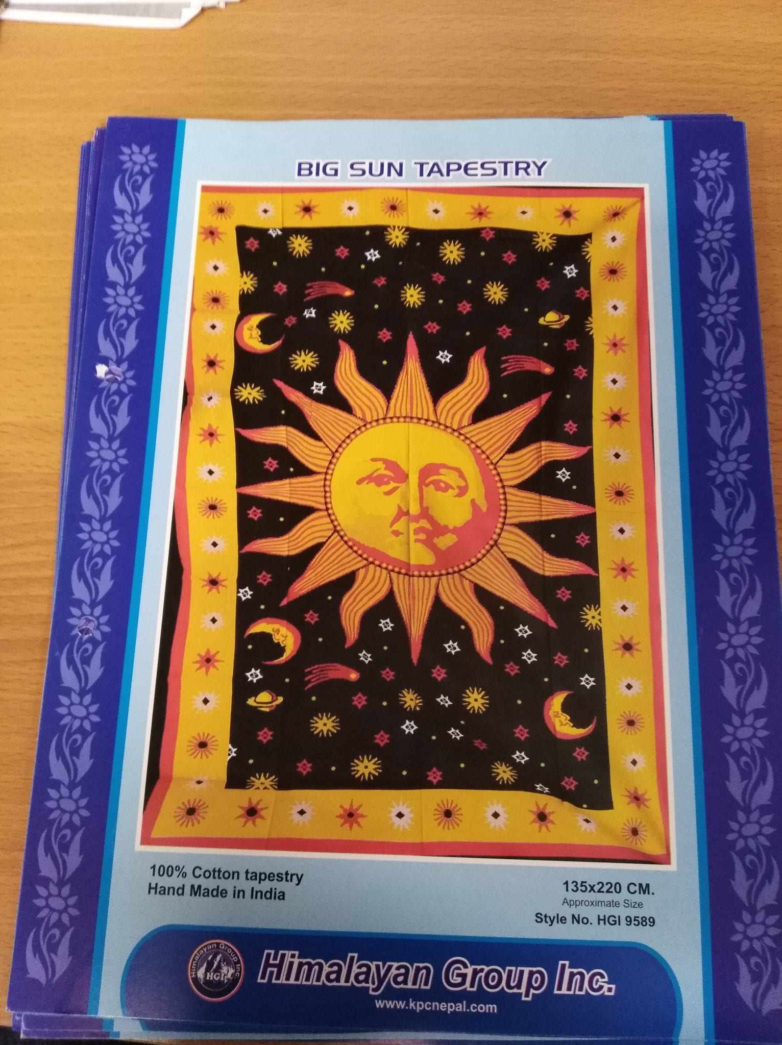 BIG SUN TAPESTRY HGI9589 — Himalayan Group Inc.