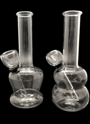 Clear Shaped Water Pipe (6") PCL3574 — Himalayan Group Inc.