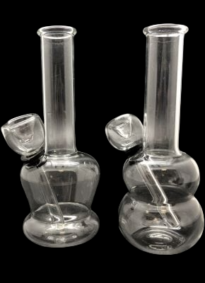 Clear Shaped Water Pipe (5") PCL3573 — Himalayan Group Inc.