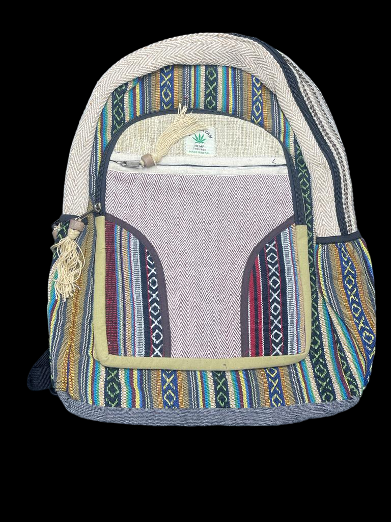 LARGE HEMP BACKPACK BP105 — Himalayan Group Inc.