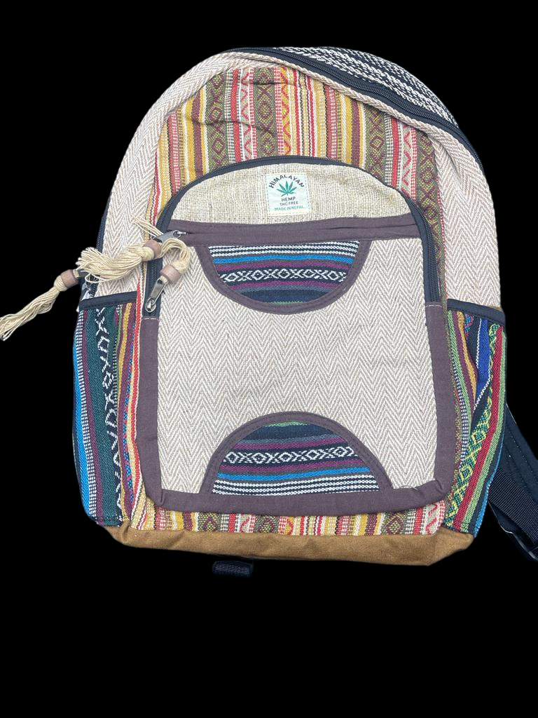 LARGE HEMP BACKPACK BP106 — Himalayan Group Inc.