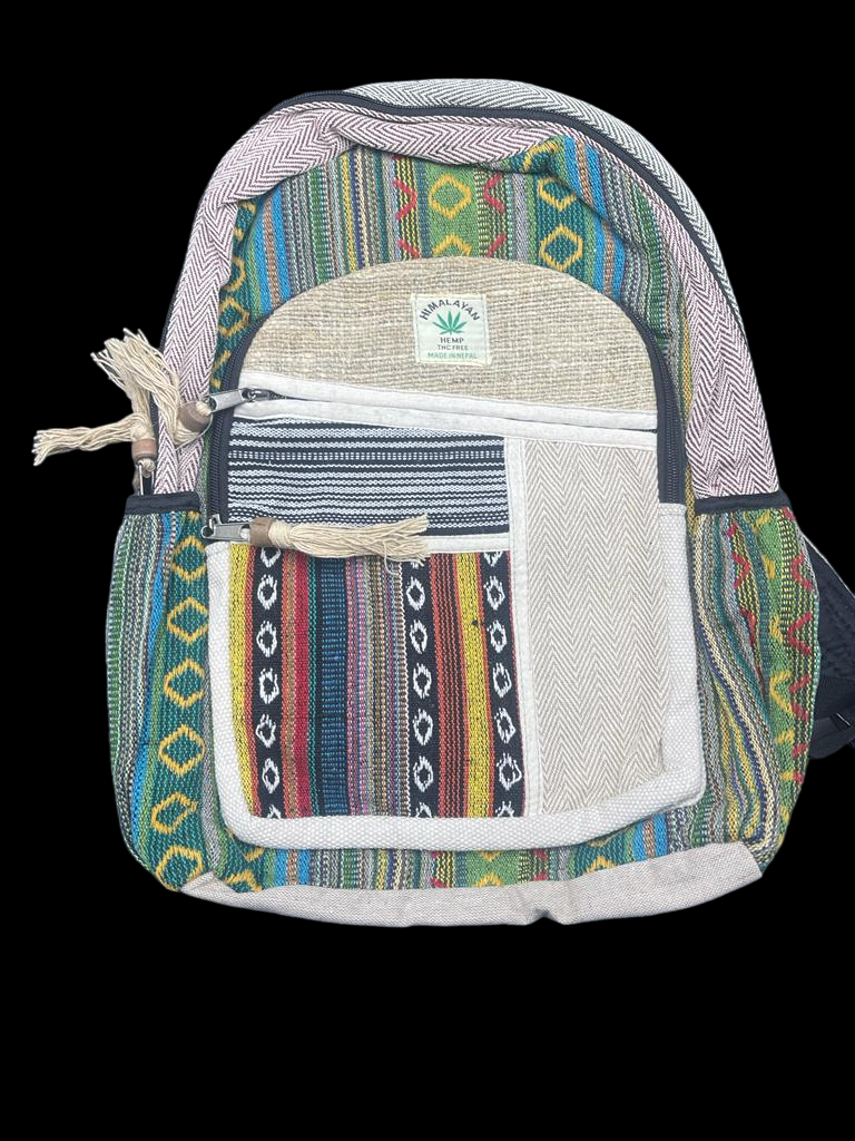LARGE HEMP BACKPACK BP104 — Himalayan Group Inc.