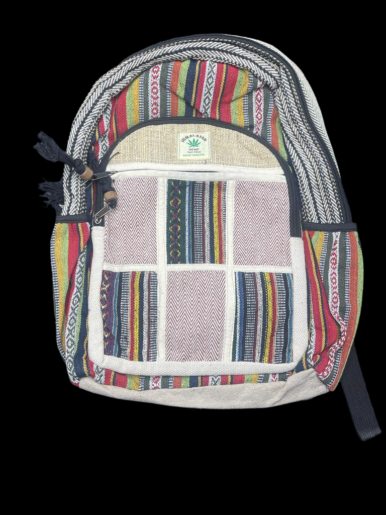 LARGE HEMP BACKPACK BP103 — Himalayan Group Inc.