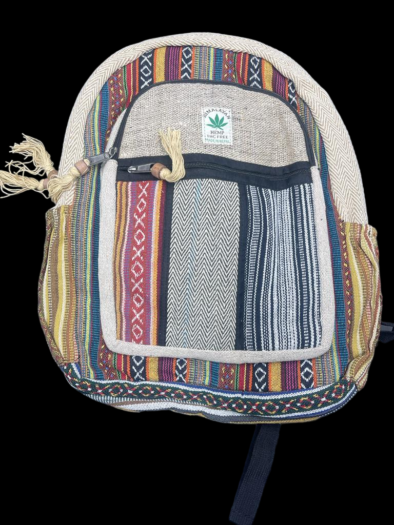 LARGE HEMP BACKPACK BP102 — Himalayan Group Inc.