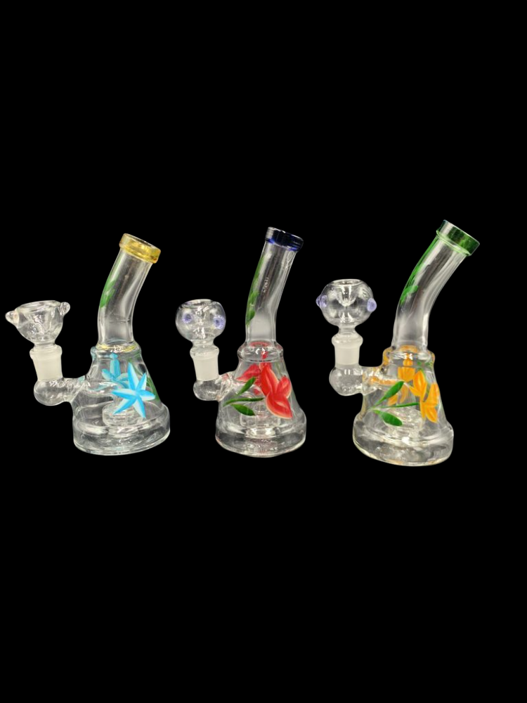 SINGLE BRANCH FLOWER WATER PIPE PCL8067 — Himalayan Group Inc.