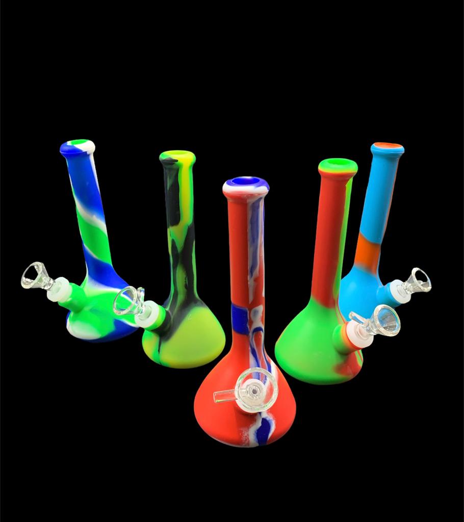SILICONE MINI BEAKER WATER PIPE SL126 — Himalayan Group Inc.