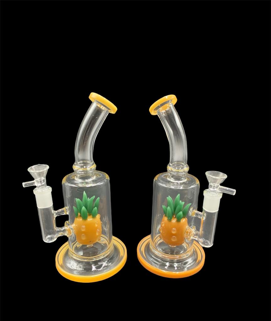 CURVED NECK PINEAPPLE WATER PIPE PCL8296 — Himalayan Group Inc.