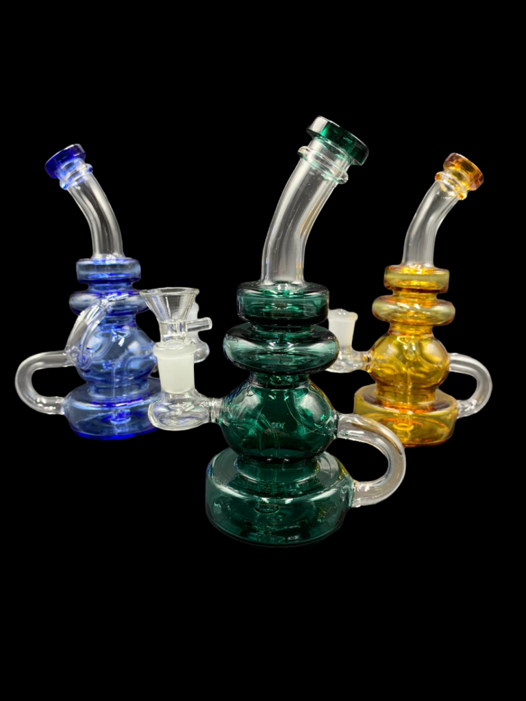 TINTED RIBBED WATER PIPE PCL8313 — Himalayan Group Inc.