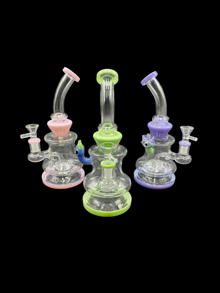 NEON EYEBALL WATER PIPE PCL8364 — Himalayan Group Inc.