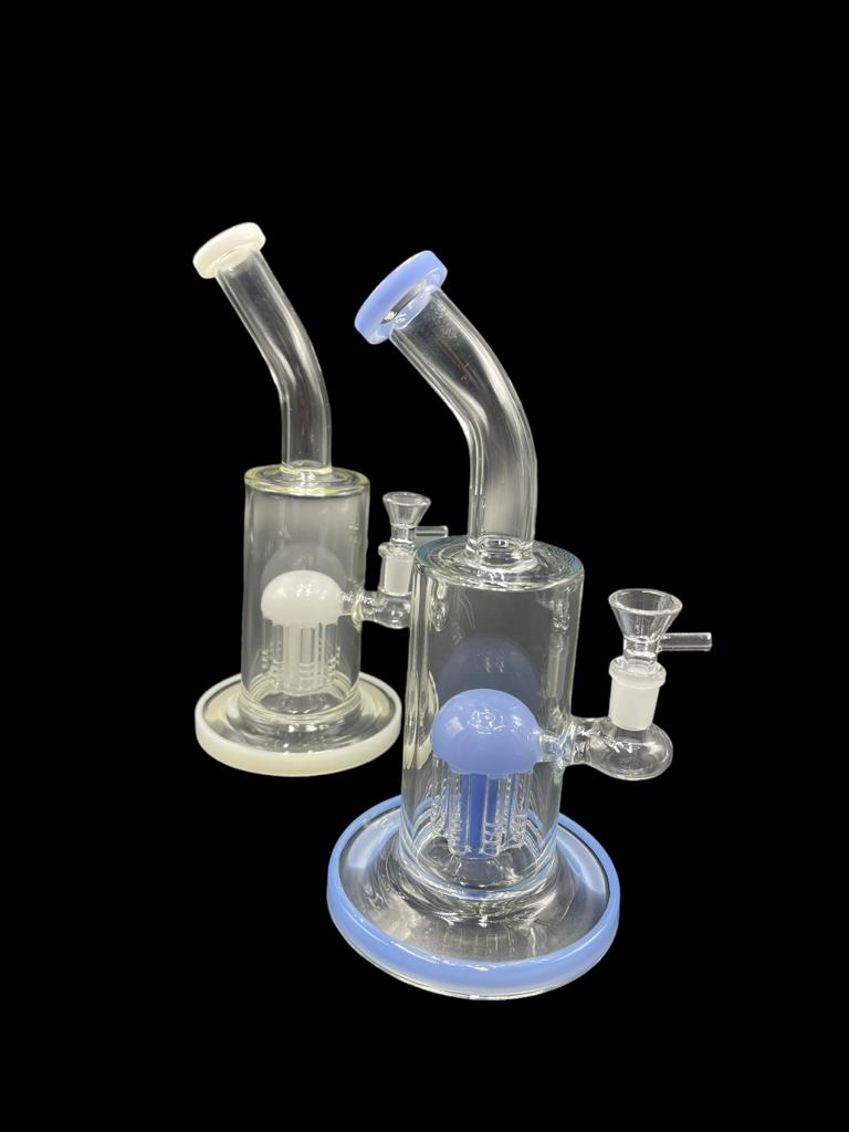 CURVED NECK JELLY FISH WATER PIPE PCL8396 — Himalayan Group Inc.