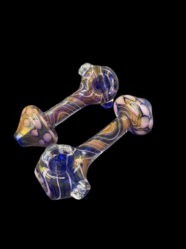 SPIRAL MARBLE HAND PIPE RS3278 — Himalayan Group Inc.