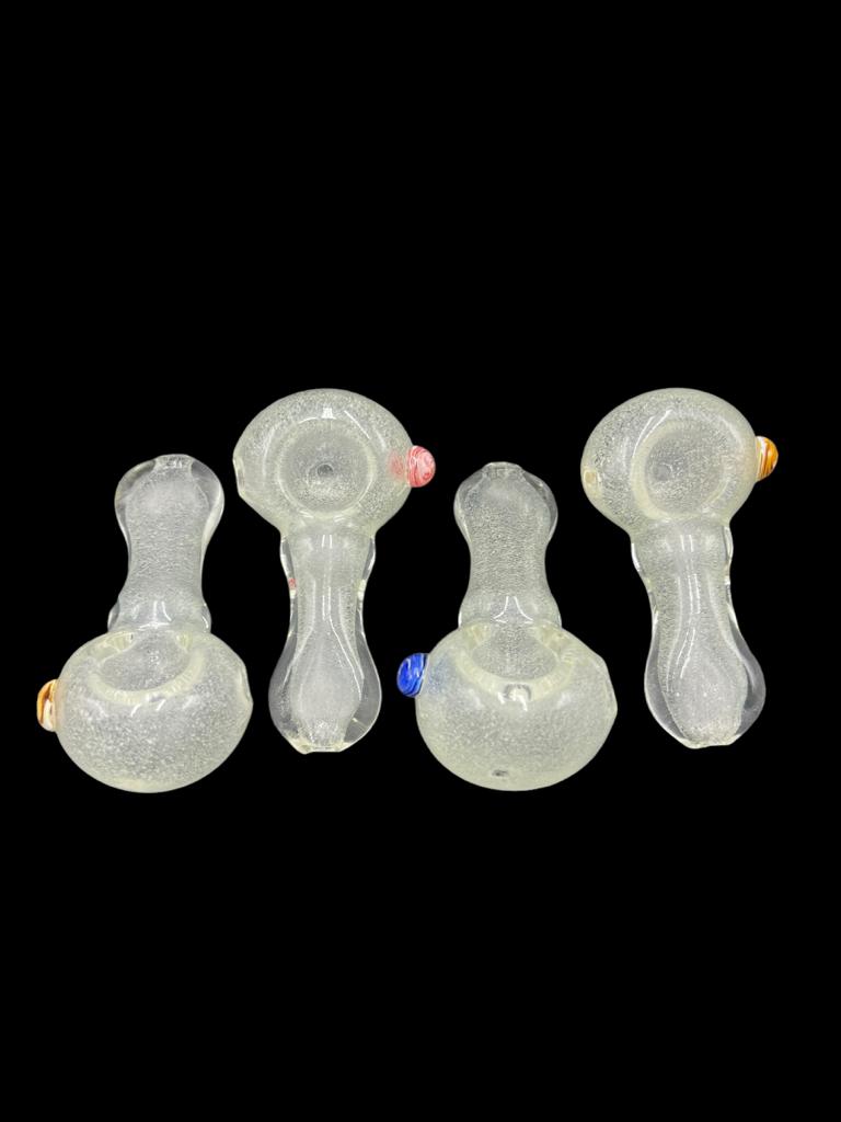 SINGLE DOT GLOW IN THE DARK HAND PIPE RS3269 — Himalayan Group Inc.