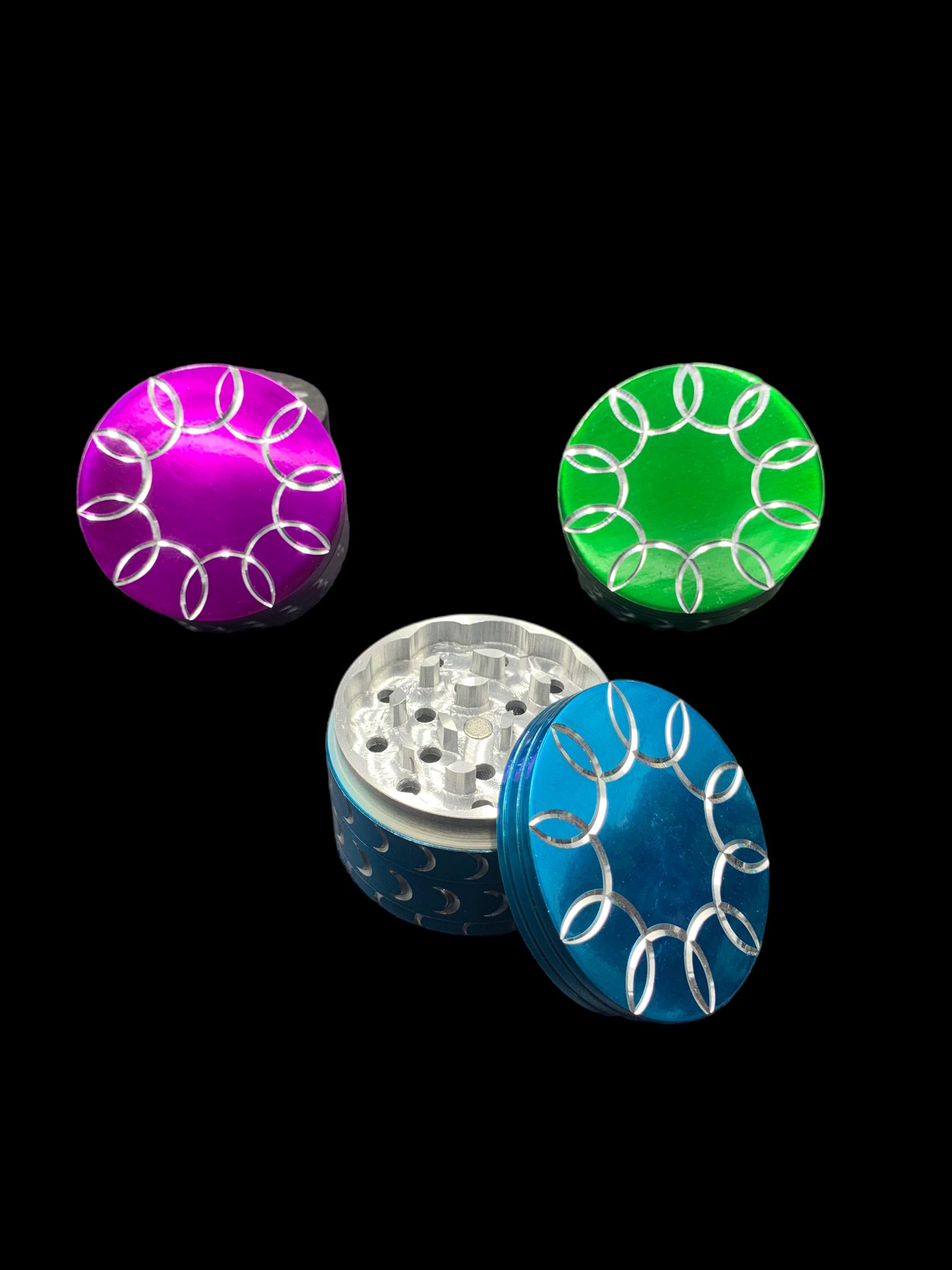 50MM COLORFUL SPIRALS GRINDER IM72 — Himalayan Group Inc.