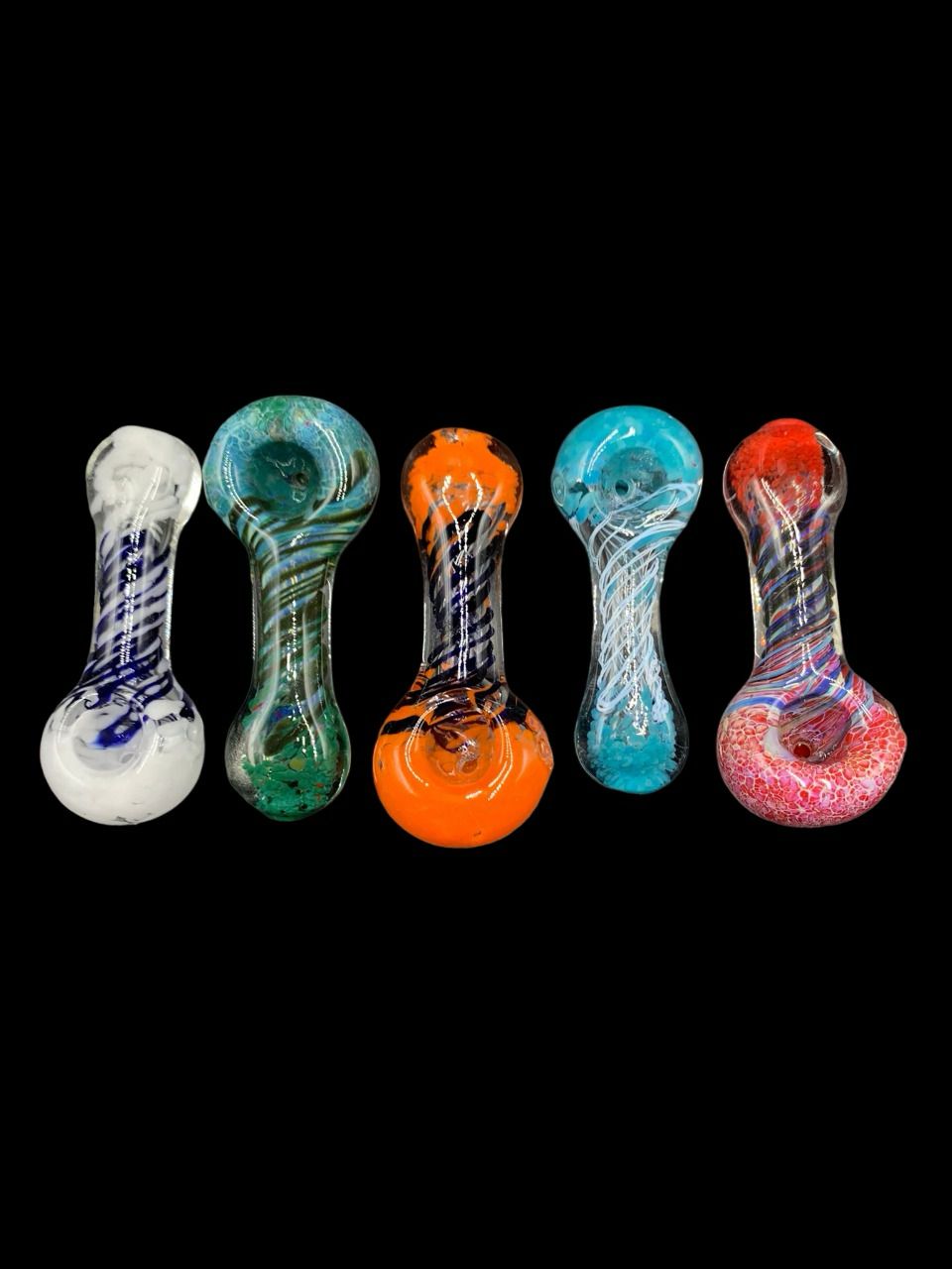 TWO COLOR STRIPE HAND PIPE RS3355 — Himalayan Group Inc.