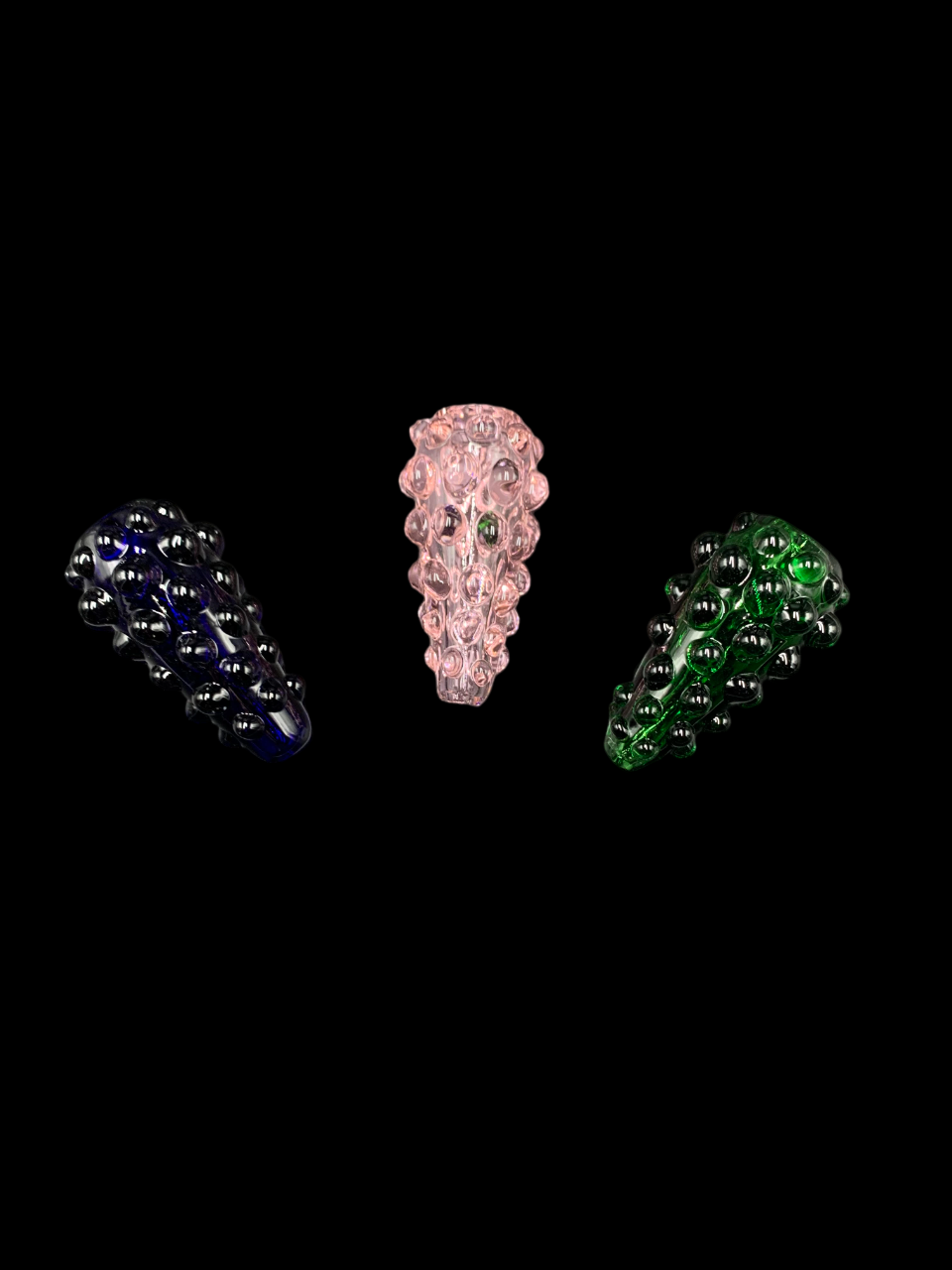 BUMPY CRYSTAL HAND PIPE RS3368 — Himalayan Group Inc.