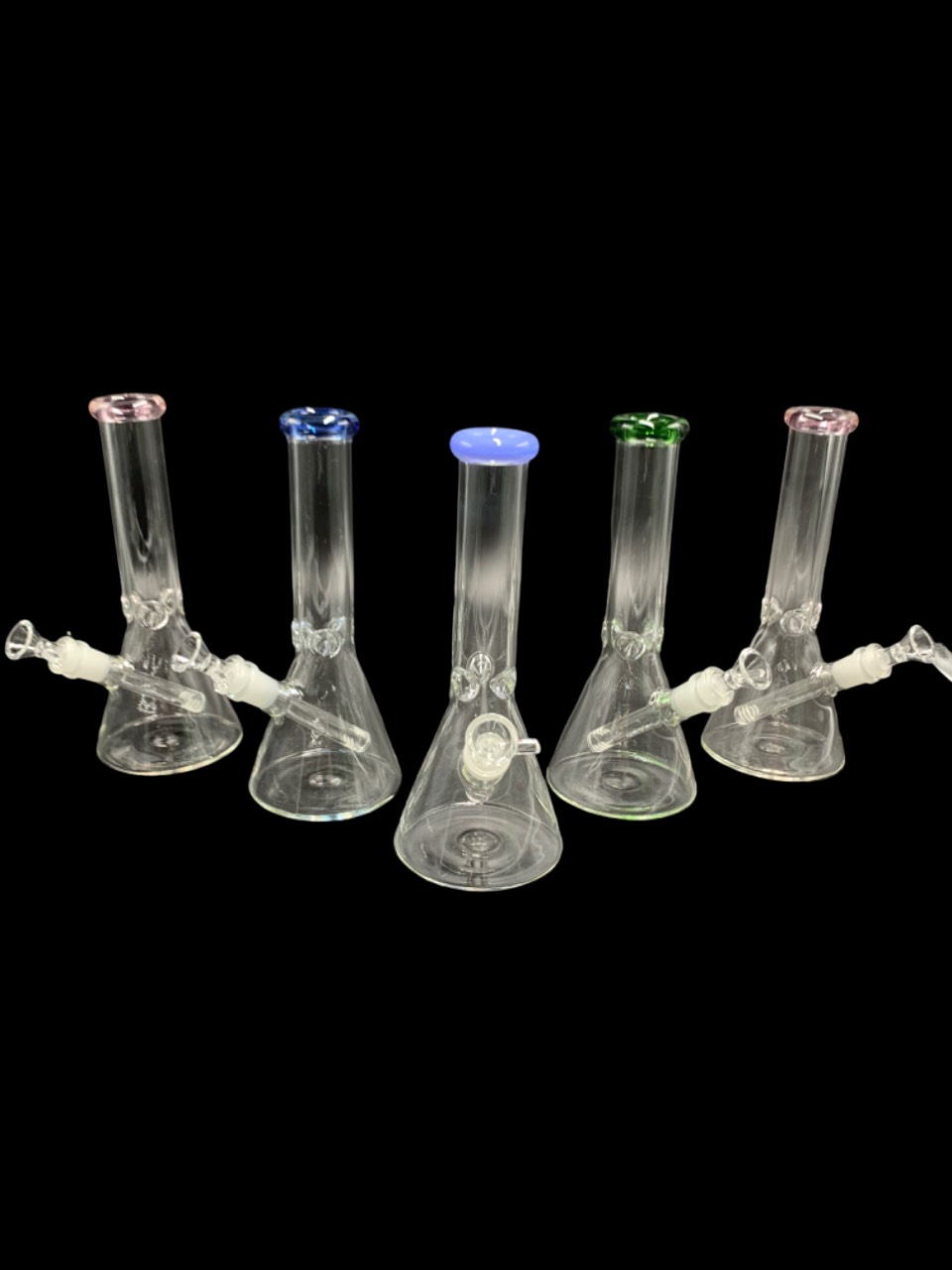 LARGE CRYSTAL CLEAR BEAKER WATER PIPE PCL8482 — Himalayan Group Inc.