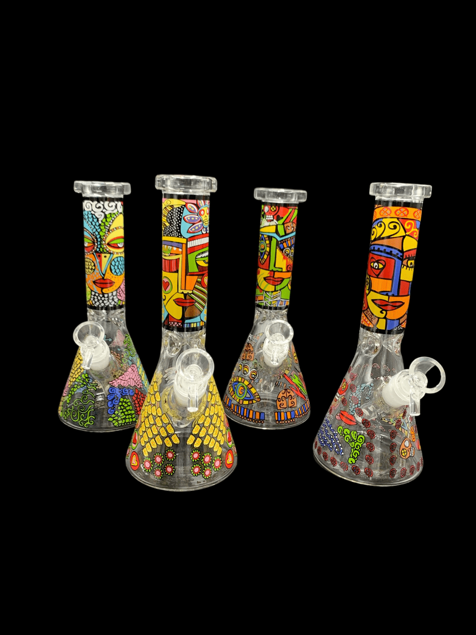 COLORFUL ASSORTED PATTERN MINI BEAKER PCL8488 — Himalayan Group Inc.