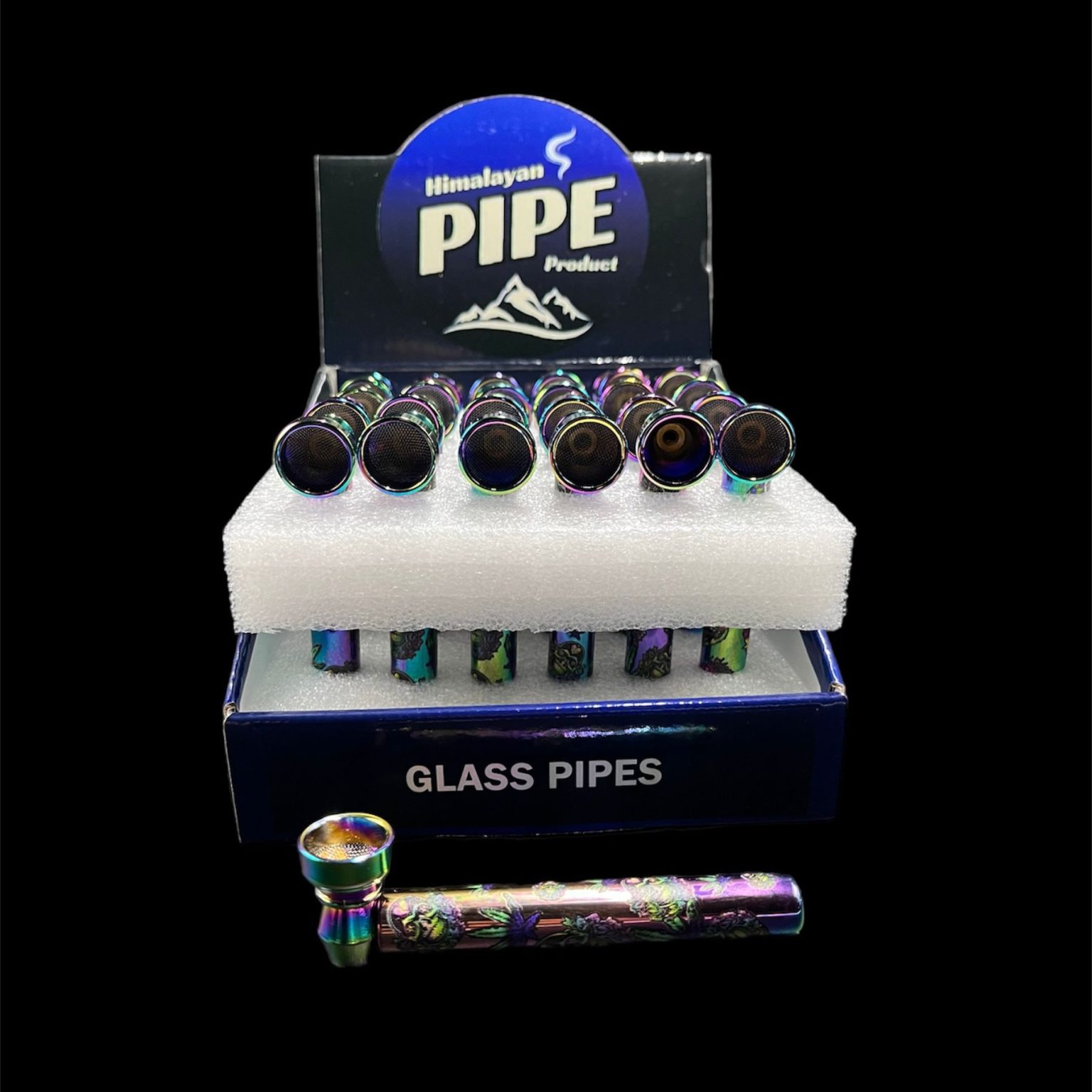 HGI CHROME SKULLS METAL PIPE MP42 — Himalayan Group Inc.