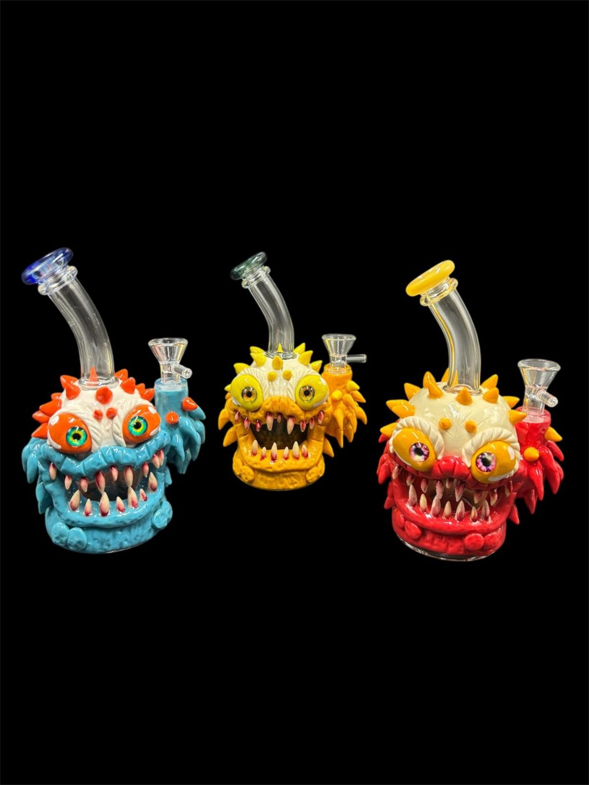 SPIKEY MONSTER WATER PIPE PCL8538 — Himalayan Group Inc.