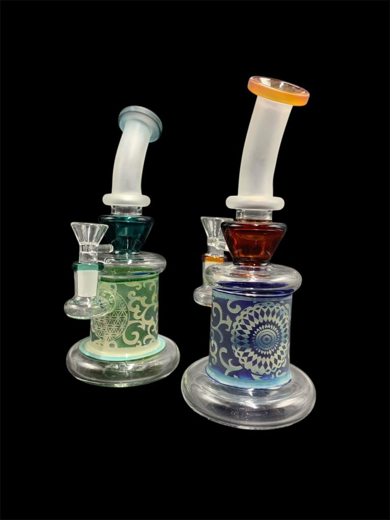 STAIN GLASS WATER PIPE PCL8551 — Himalayan Group Inc.