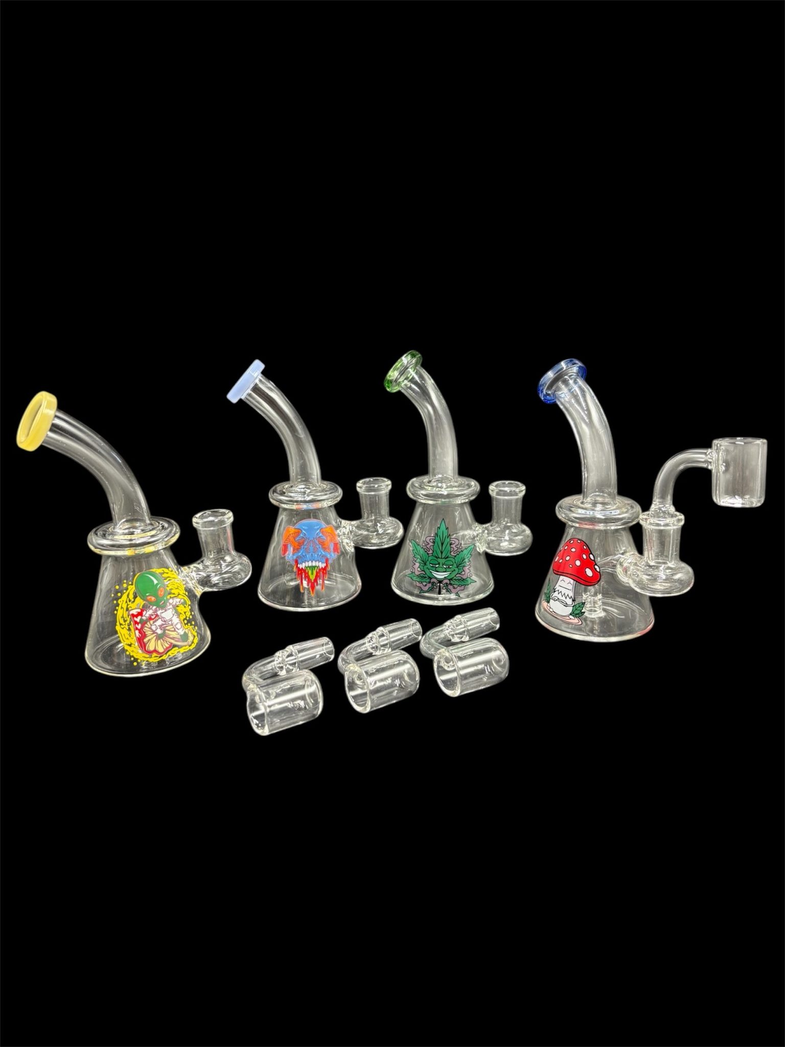 CLEAR HIGH FUN BUDDY WATER PIPE PCL8554 — Himalayan Group Inc.