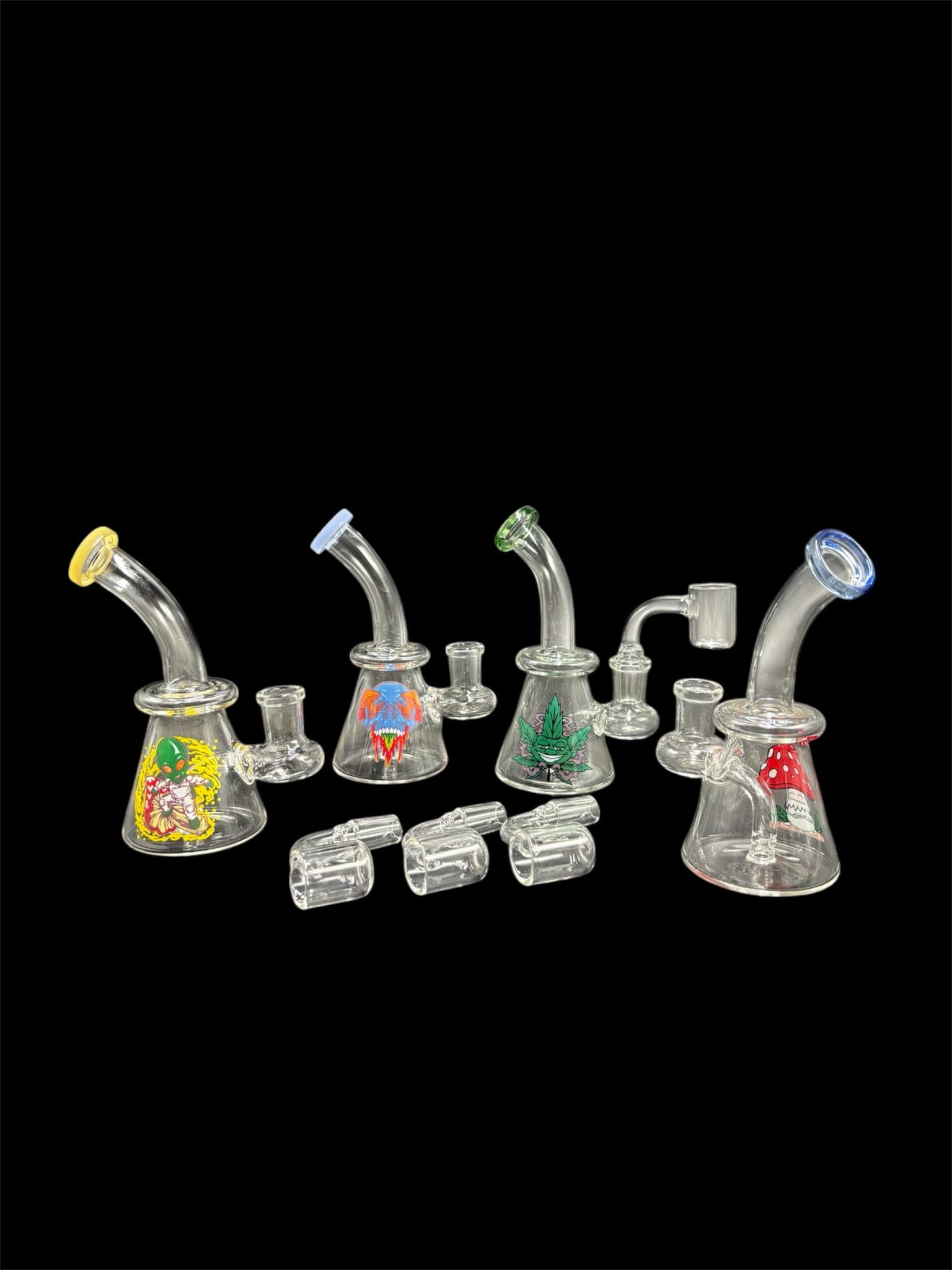 CLEAR HIGH FUN BUDDY WATER PIPE PCL8554 — Himalayan Group Inc.