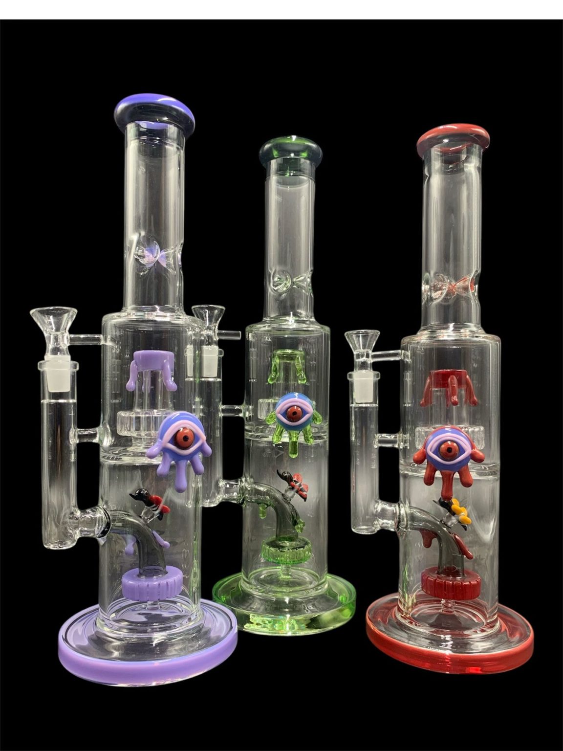 TRIPPY EYE HAND WATER PIPE PCL8543 — Himalayan Group Inc.
