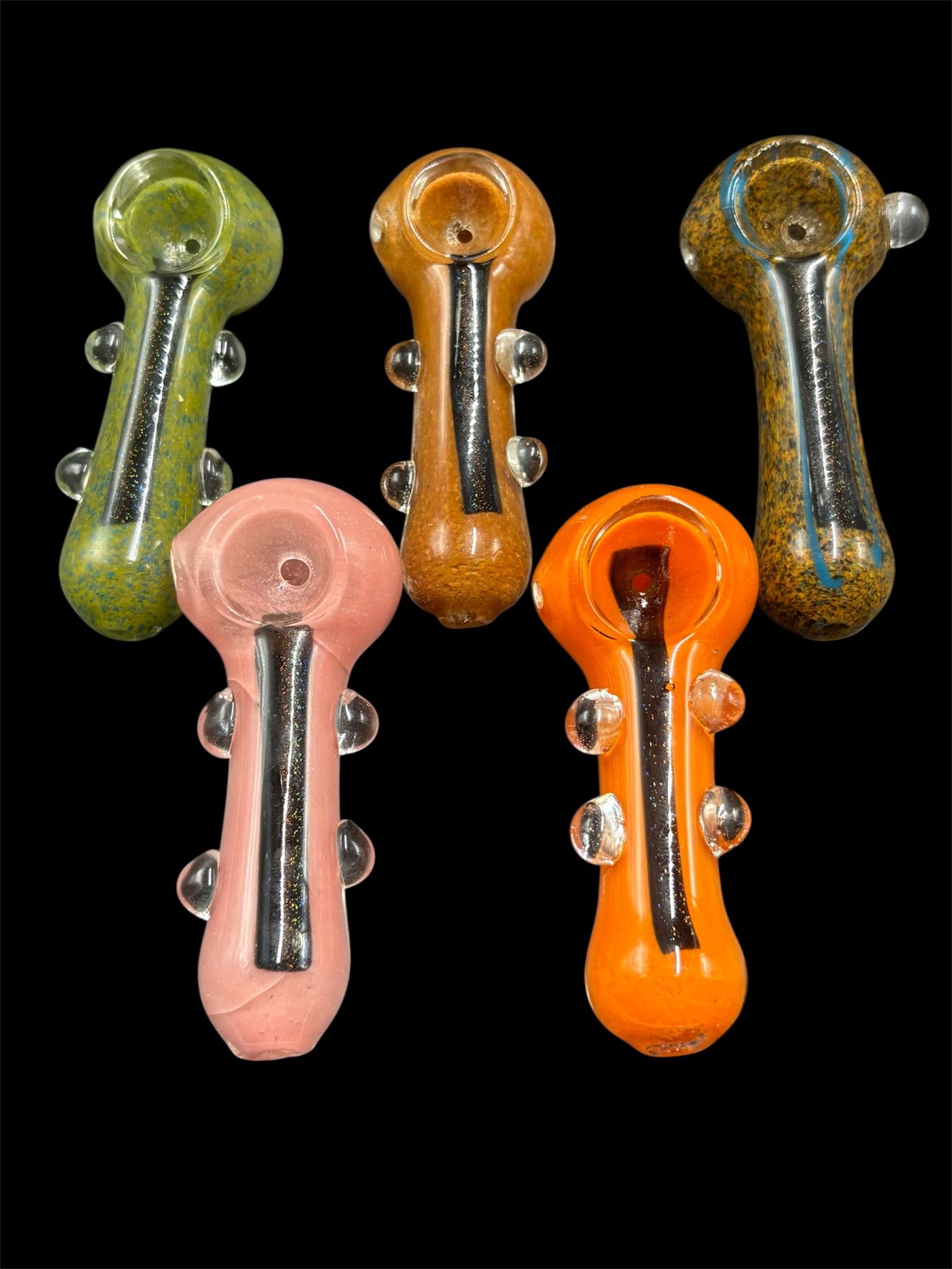 BEADED SMALL DICRO HAND PIPE RS3503 — Himalayan Group Inc.